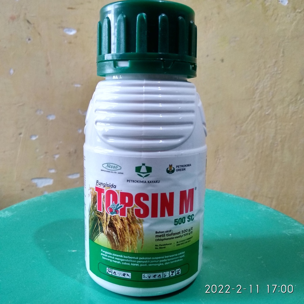 Jual Fungisida TOP SIN 500SC bahan aktif : metil tiofanat 500g/l 500ml ...