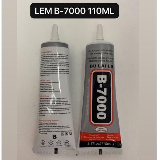 Jual LEM B7000 110ML BENING LEM LCD TOUCHSCREEN LEM PEREKAT CASING SERBAGUNA | Shopee Indonesia