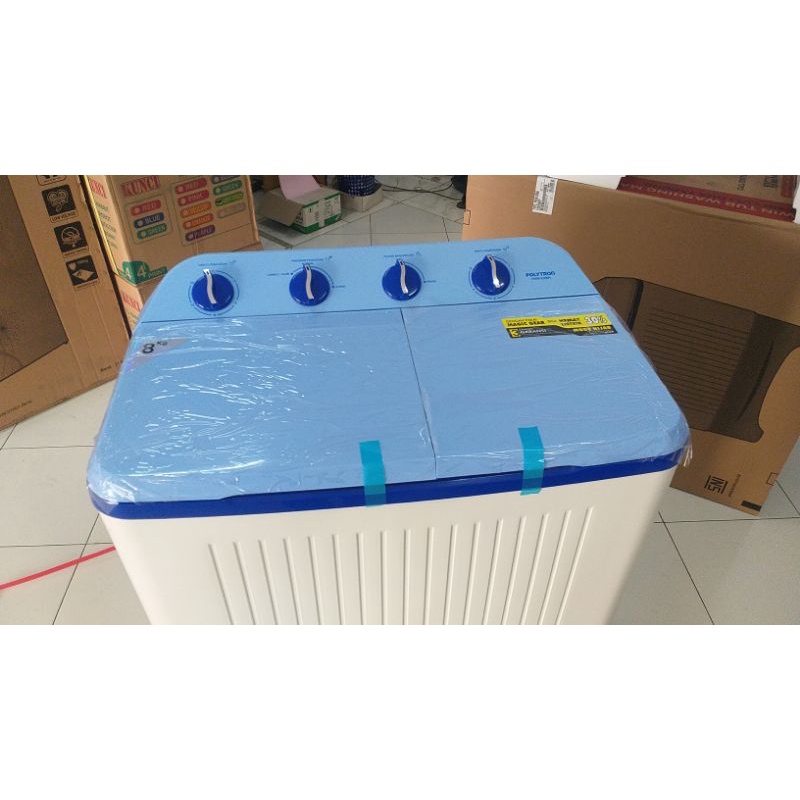 Jual mesin cuci 2 tabung polytron 8 kg pwm 8366 kudus/pati/jepara ...