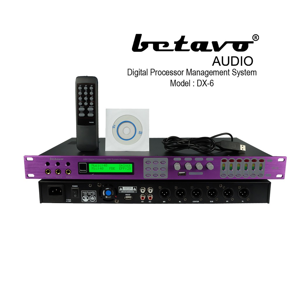 Jual Betavo Audio Digital Processor Management System DX 6 Professional ...