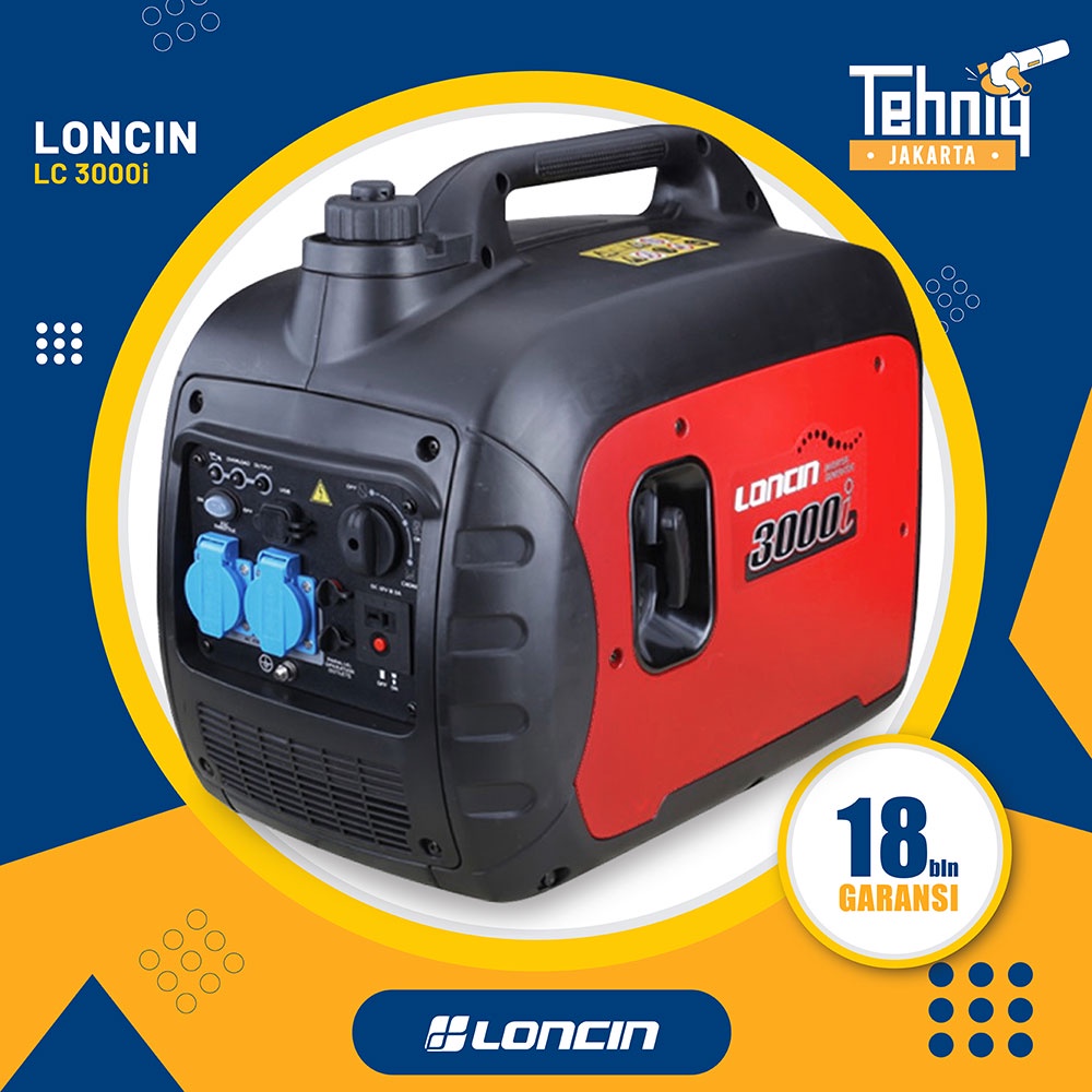 Jual Generator Genset Listrik Portabel LONCIN LC 3000i Inverter Series ...