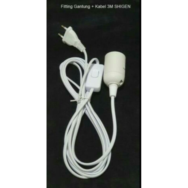 Jual Fitting Gantung SHIGEN Saklar On Of 3M 4a Ampere 220v Kualitas SNI ...