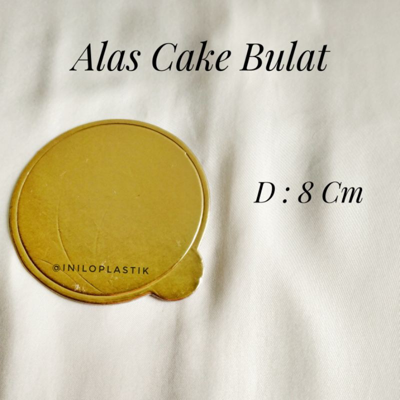 Jual Alas Kue Emas Bulat / Tatakan Kue Emas Bulat @25pcs | Shopee Indonesia