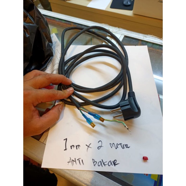 Jual kabel power mesin las mma anti bakar 1mm x 2 meter - kabel listrik ...