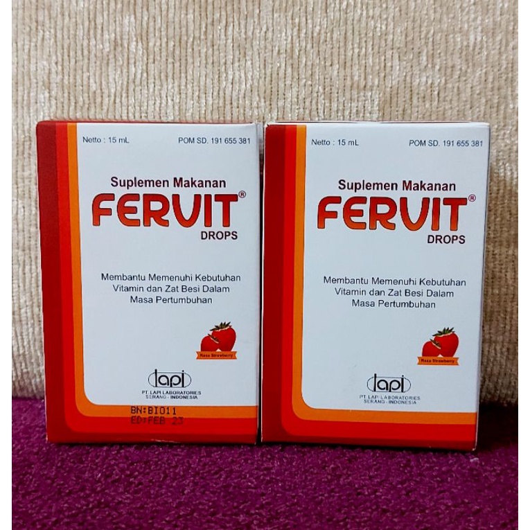 Jual Fervit Drops / vitamin dan zat besi anak | Shopee Indonesia