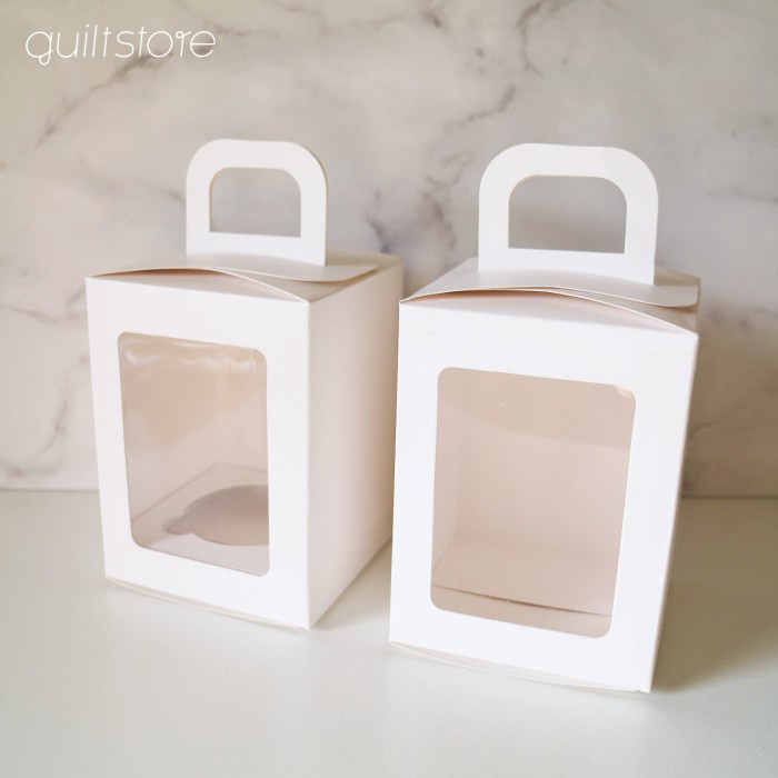 Jual Ginger- Kotak/Dus Cupcake/Cookie Box dengan insert dan handle ...