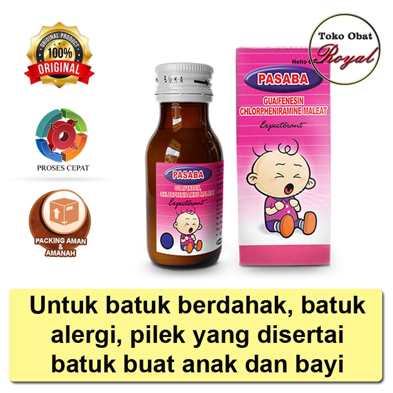 Jual Pasaba Baby Expectorant Sirup Batuk Berdahak Anak dan Bayi ...