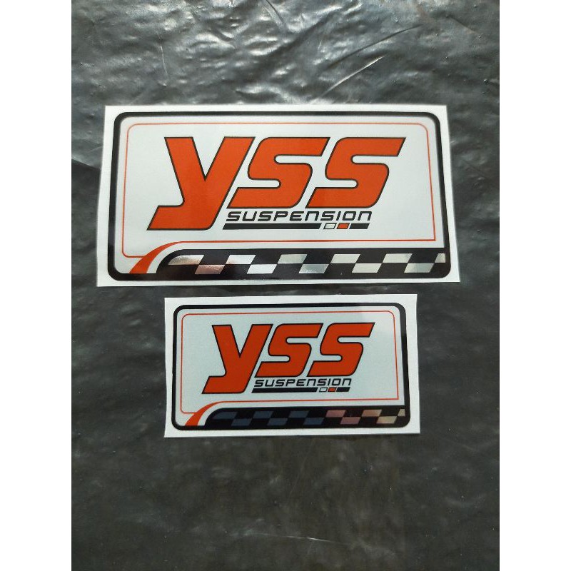 Jual STICKER SHOCK YSS Stiker Print Cut Logo YSS Shock Hologram Sticker ...