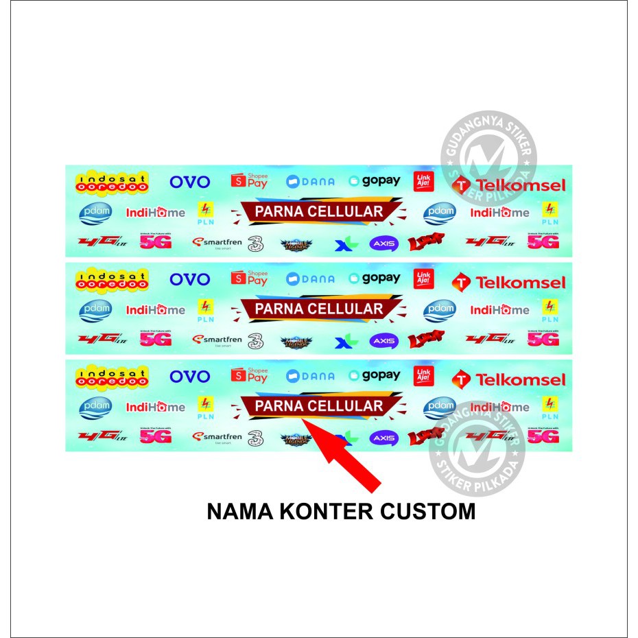 Jual STIKER HIASAN TEMPELAN ETALASE KONTER 47X5CM | Shopee Indonesia