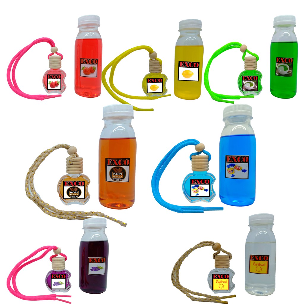 Jual Paket Parfum Mobil Model Botol Apel + Isi Ulang 100ml Aroma ...