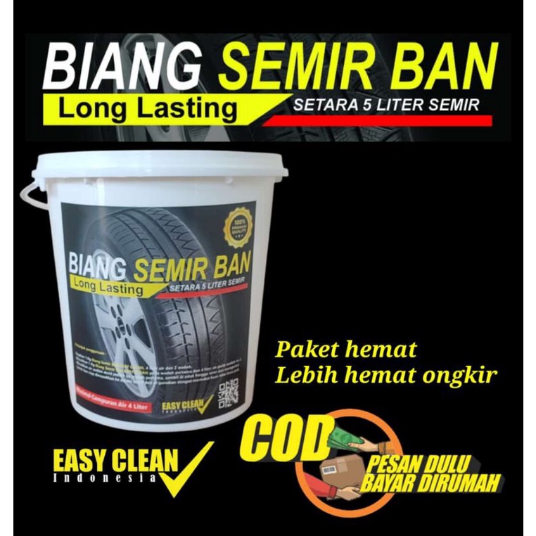 Jual biang semir ban tire black untuk komposisi 5 liter air | Shopee ...