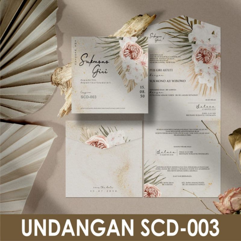 Jual Blangko undangan griya card SCD 003 | Shopee Indonesia
