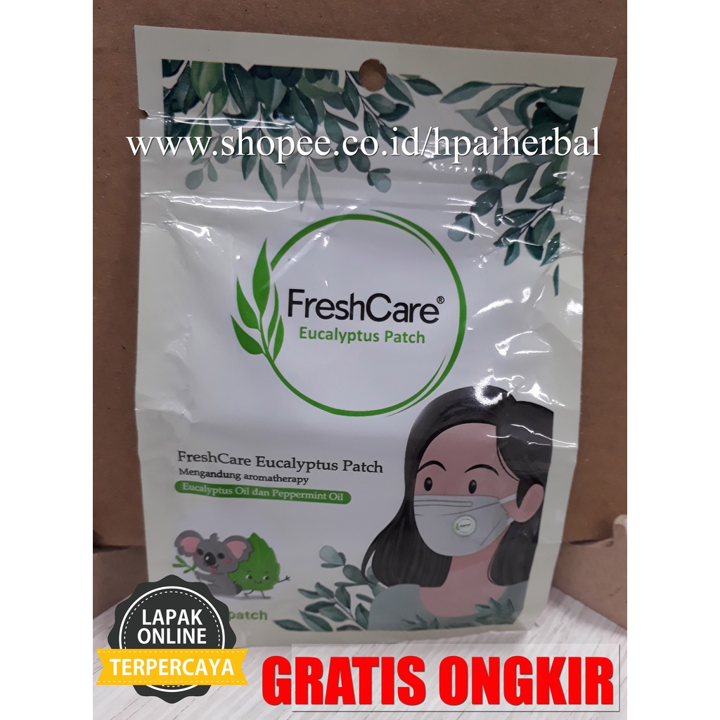 Jual Pengharum Masker Stiker Wangi Aroma therapy Freshcare Melegakan ...