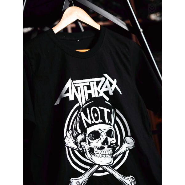 Jual KAOS BAND / KAOS ANTHRAX / BAJU ANTHRAX WHITE / BAJU MUSIK ROCK ...
