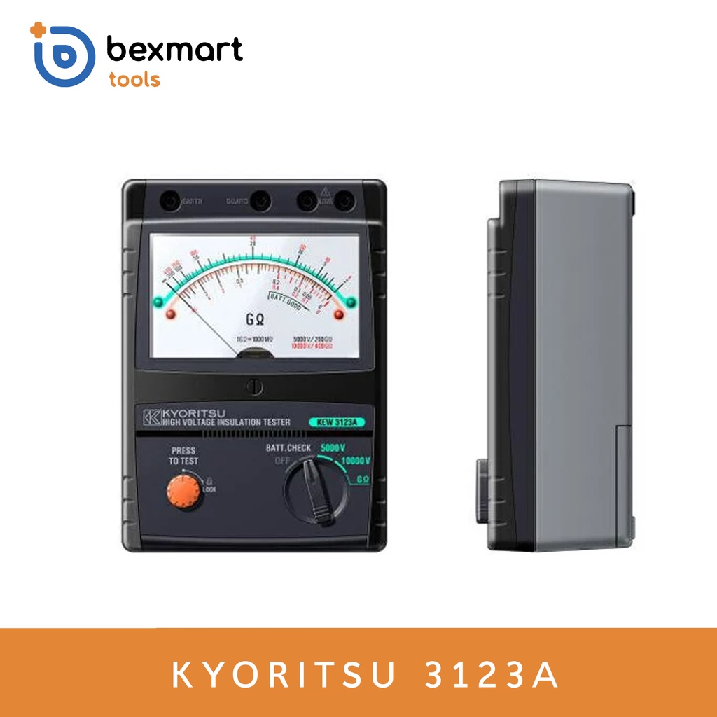 Jual KYORITSU 3123A High Voltage Insulation Tester 10KV Analog | Shopee ...