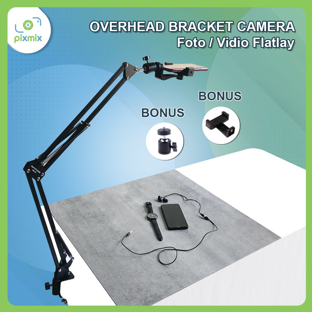 Jual Overhead Bracket Camera - Foto / vidio flat lay | Shopee Indonesia