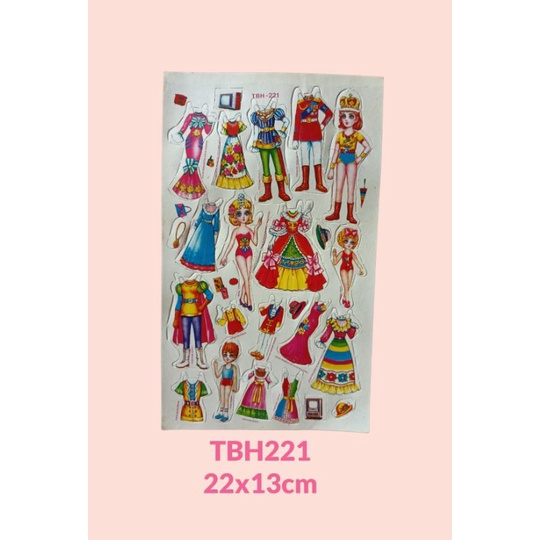 Jual [ori] Mainan BP / bepebepean bongkar pasang boneka kertas jadul ...