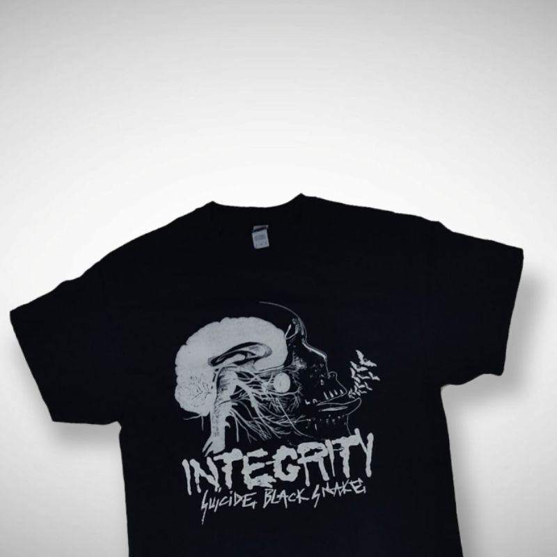 Jual KAOS BAND OFFICIAL INTEGRITY - SUICIDE BLACK SNAKE | Shopee Indonesia