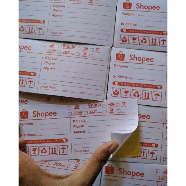 Jual Sticker label Pengiriman shopee | Shopee Indonesia