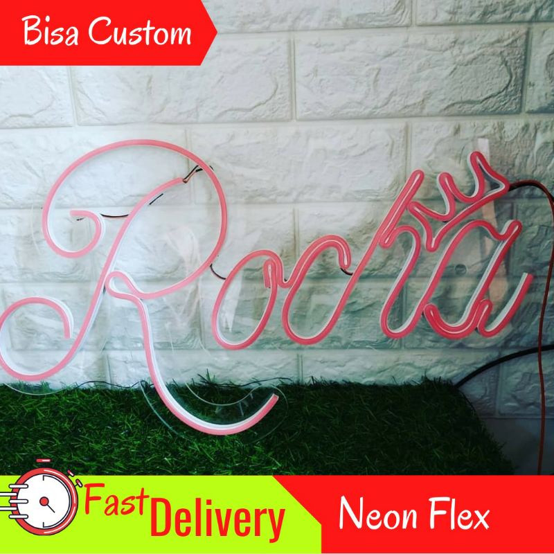 Jual NEON FLEX | NEON LED AKRILIK BISA CUSTOM UKURAN DAN DESAIN ...