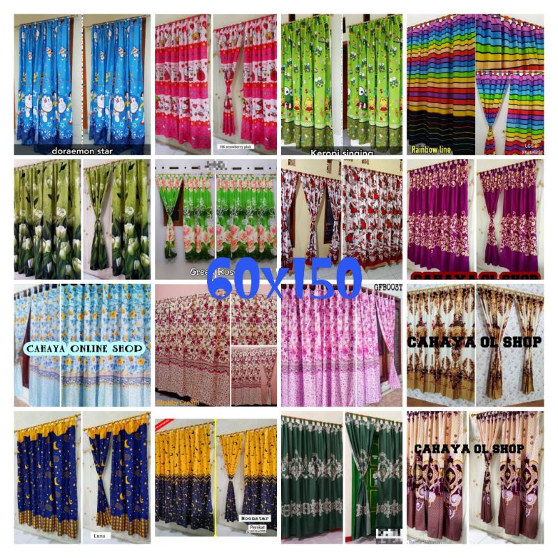 Jual GORDEN KARAKTER JENDELA KAMAR TIDUR | HORDENG TIRAI KORDEN GORDYN JENDELA DORAEMON GORDEN ...