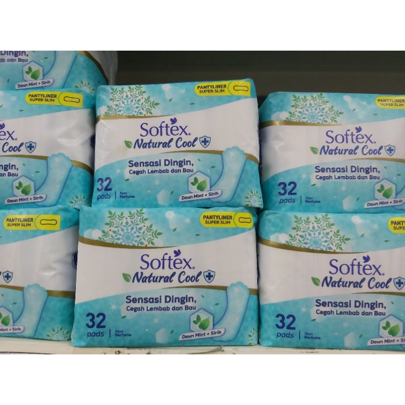 Jual Softex PantyLiner Natural Cool Mint dan Sirih isi 32 | Shopee ...