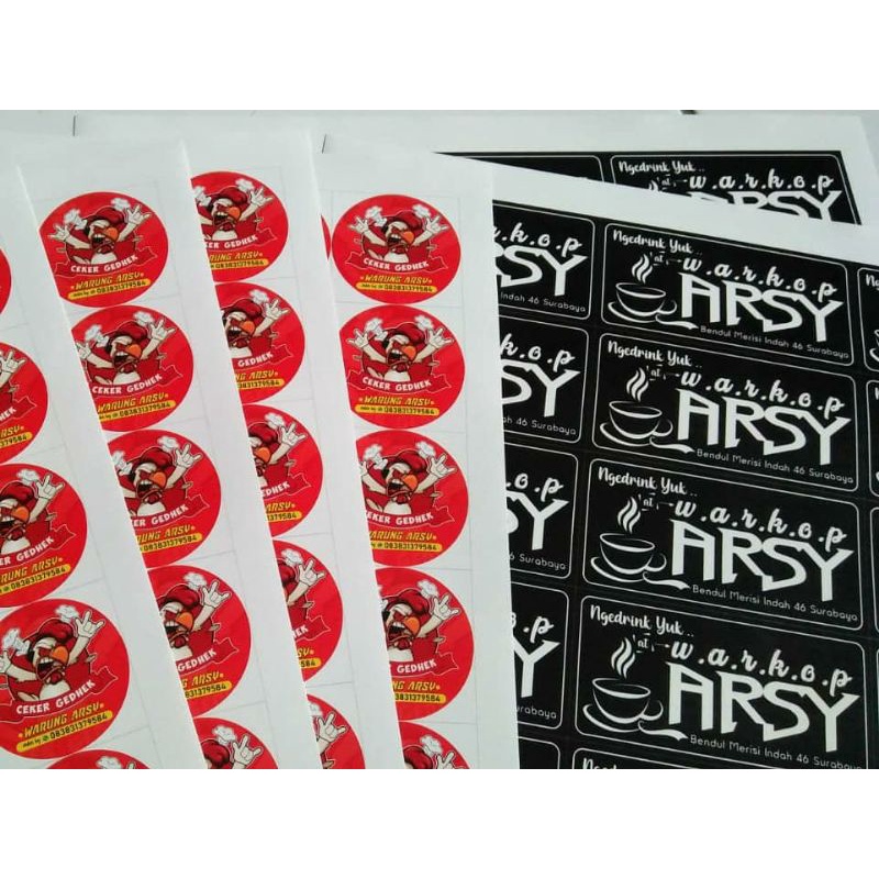 Jual STICKER LABEL | Shopee Indonesia