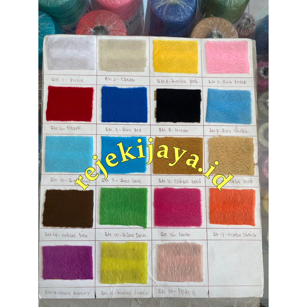 Jual KAIN VELBOA GRADE A / KAIN BONEKA SETENGAH METER | Shopee Indonesia