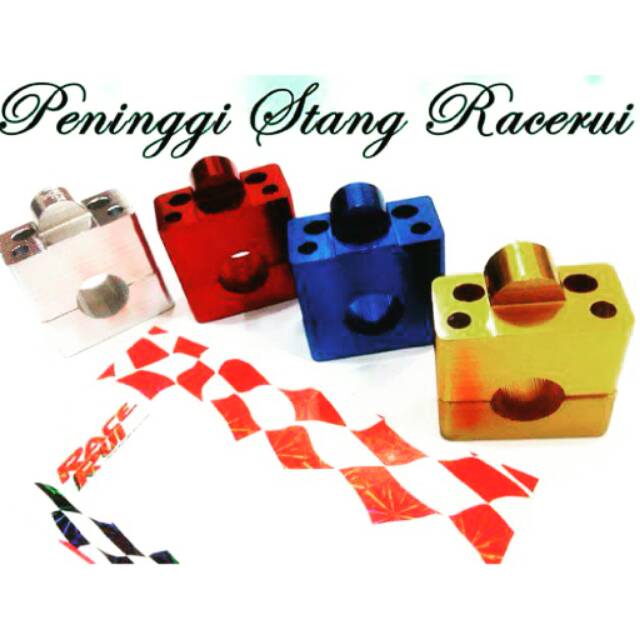 Jual Peninggi Stang Ukir CNC RaceRui ( Set ) | Shopee Indonesia