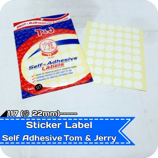 Jual Self Adhesive Labels Tom & Jerry TJ Labels | Shopee Indonesia