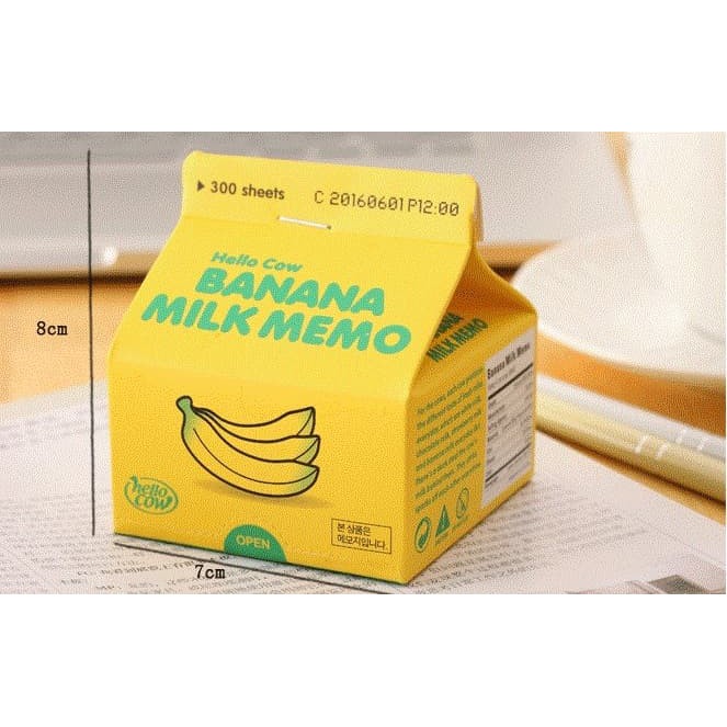 Jual Jual sticky notes post it kardus susu milk cartons memo notes ...