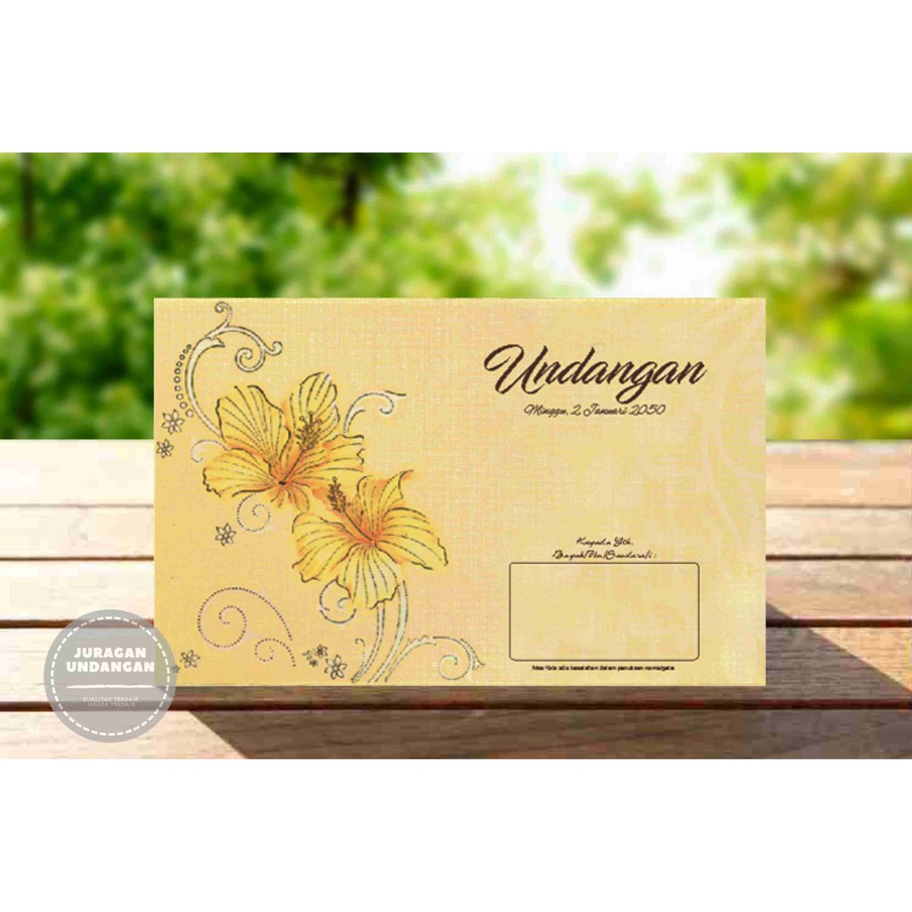 Jual Undangan Pernikahan/Cetak Undangan Murah/Undangan Mewah Erba 88110 ...