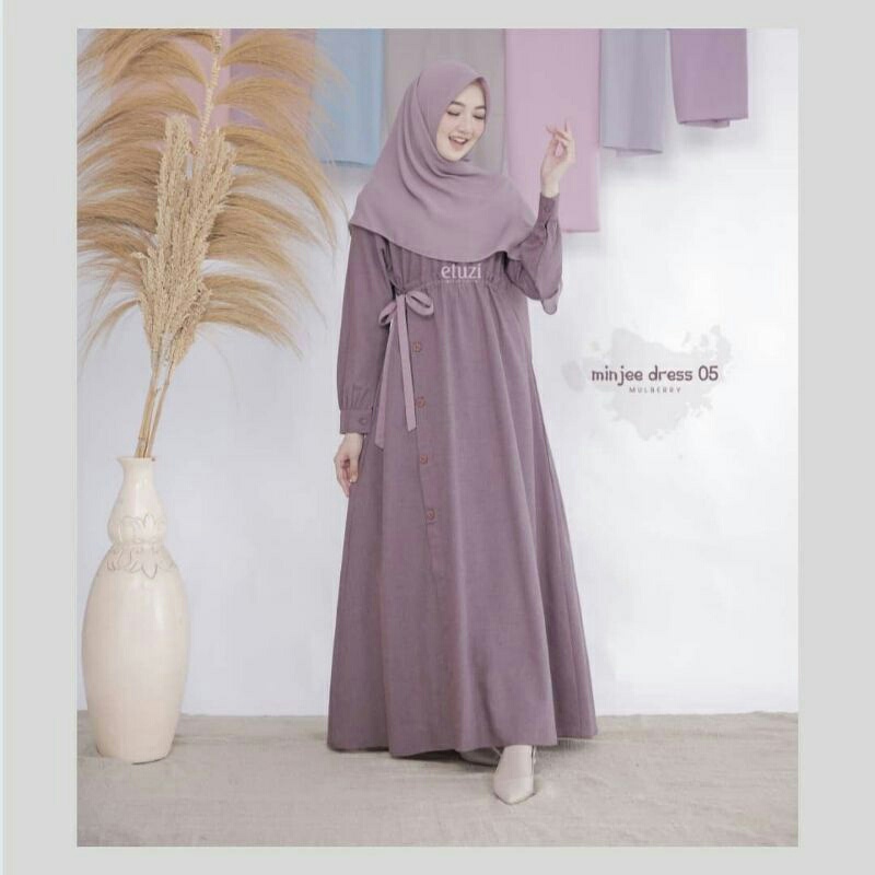 Jual gamis wanita terbaru terlaris pakaian Lebaran 2025 MIN JEE ...