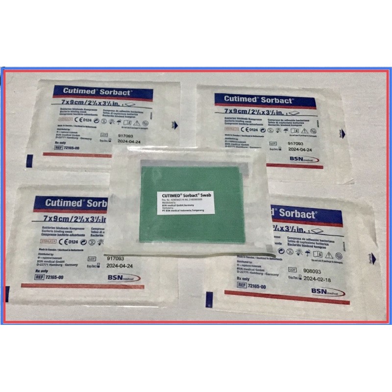 Jual Cutimed Sorbact Swab 7x9 | Shopee Indonesia