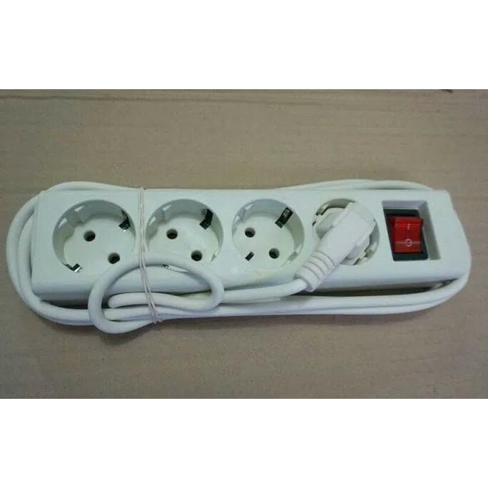 Jual Stop Kontak Colokan Multi Socket Saklar 4 Lubang Kabel 3 Meter ...