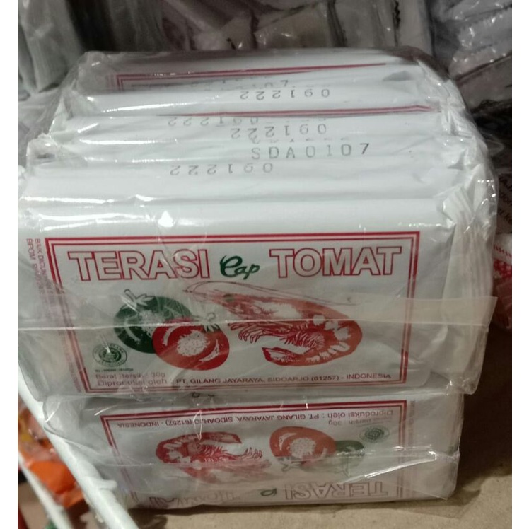 Jual (Ready) 10 sachet Terasi udang cap tomat terenak | Shopee Indonesia