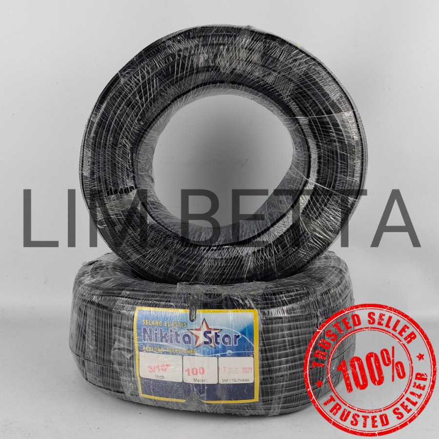 Jual (SELANG HITAM) (1 ROLL) SELANG HITAM 3/16 / SELANG AERATOR ...