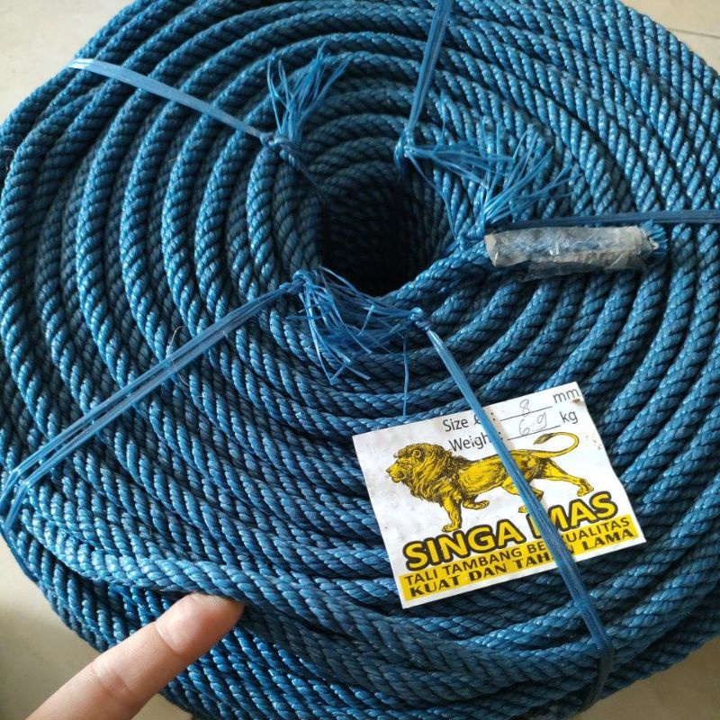 Jual Eceran Tambang 8 mm permeter tambang nylon tali jemuran serbaguna ...