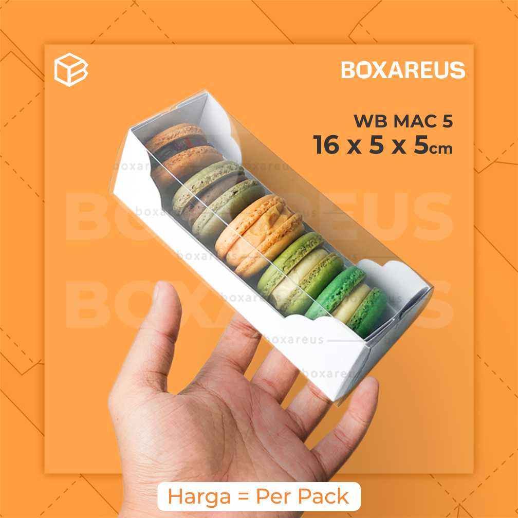Jual Box Macaron / Macaroon Packaging / Kotak Dus Kue Kering | WB MAC5 ...