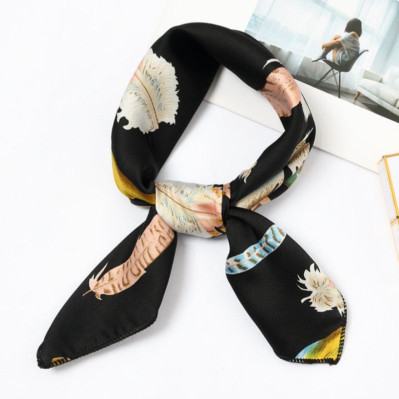 Jual Syal leher syal pramugari scraf sutra 50x50 syal kepala syal tas ...