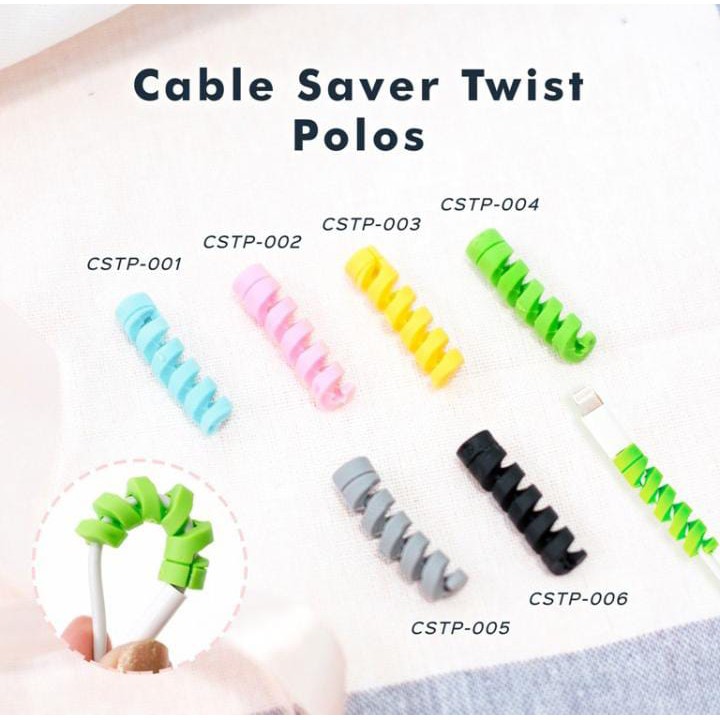 Jual POLOS - Cable Saver TWIST/ Cable Protector SPIRAL/ Pelindung Ujung ...