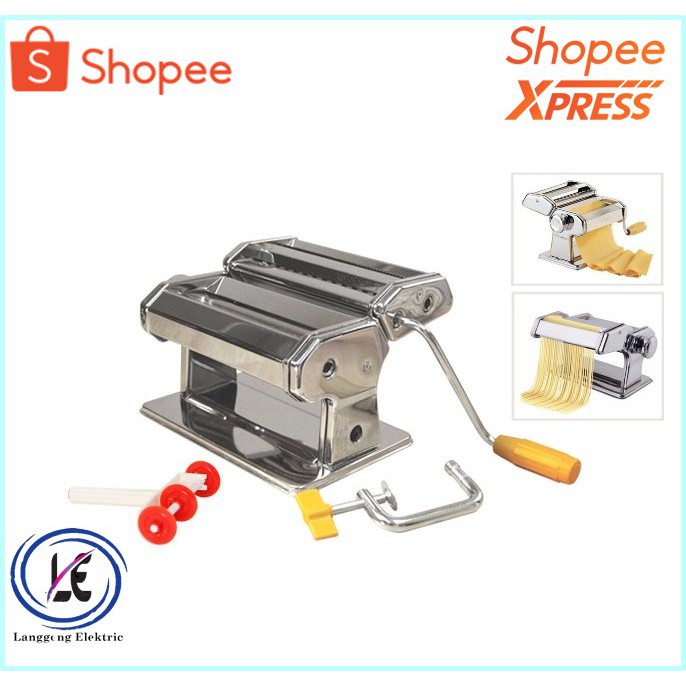 Jual Gilingan Mie Manual Stainless Gilingan Molen Pasta Maker | Shopee Indonesia