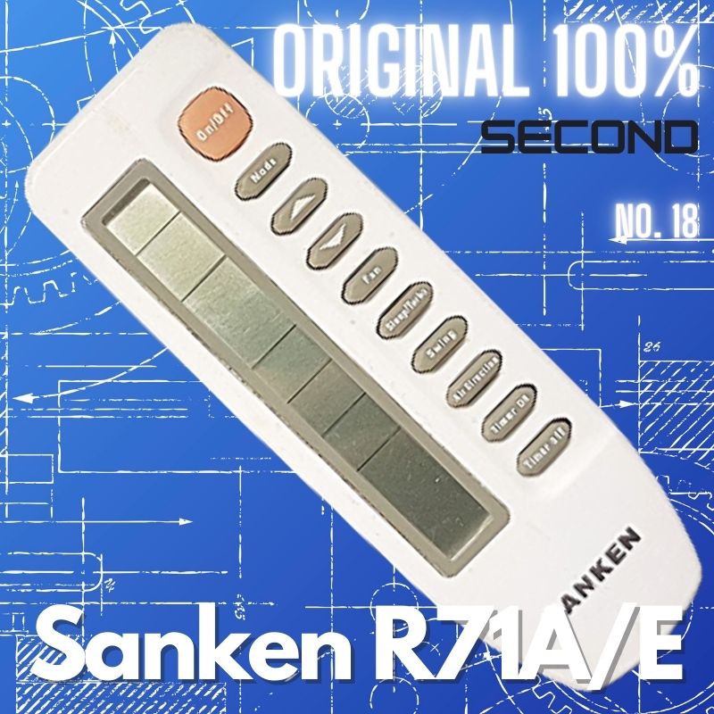 Jual Remote AC Sanken R71A/E Original Second Murah | Shopee Indonesia