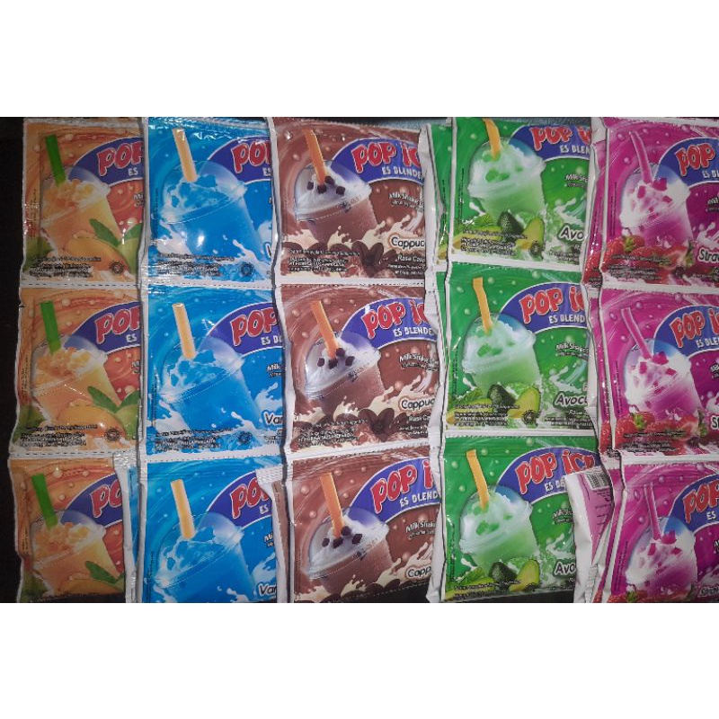 Jual POP ICE RENCENG ALL VARIAN RASA BARU UYU SUSU KOREA | Shopee Indonesia