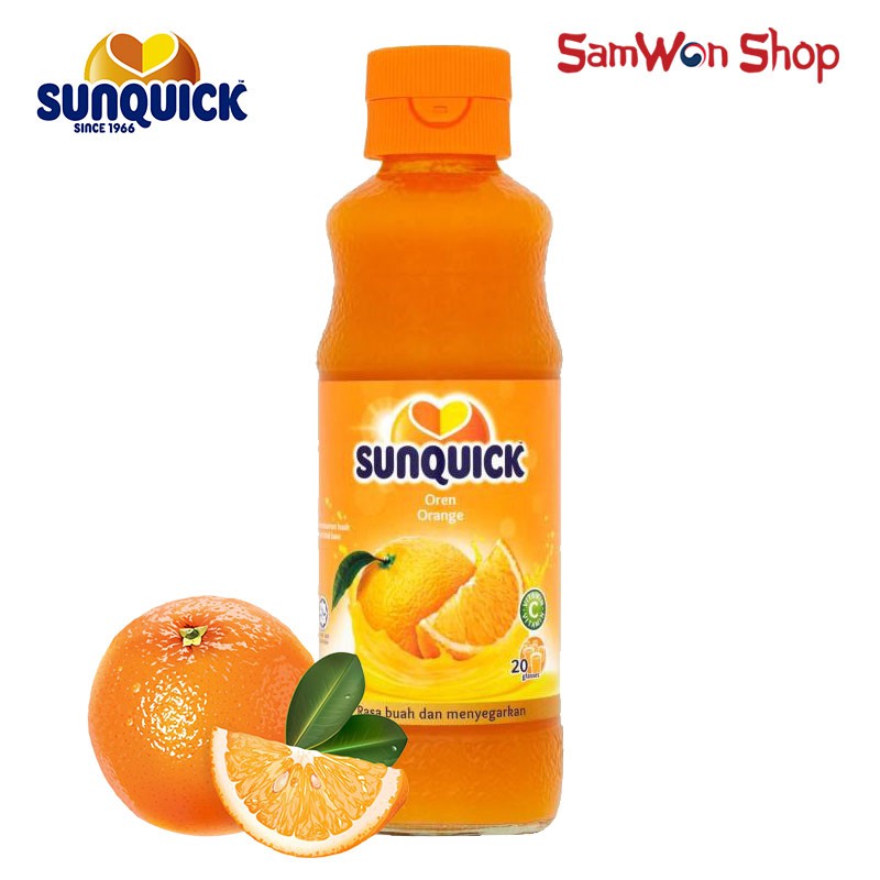 Jual SUNQUICK ORANGE / SIRUP SUNQUICK RASA JERUK / SYRUP SUNQUICK 330 ...