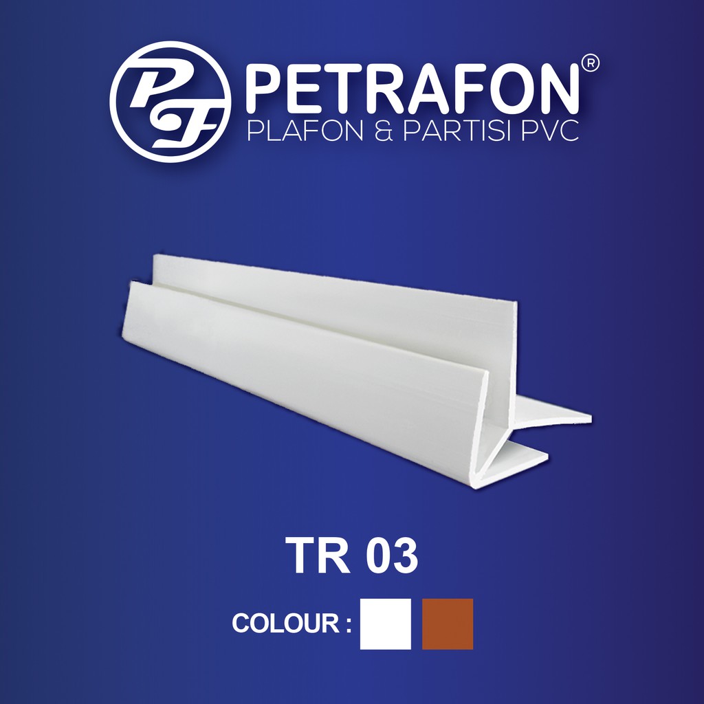 Jual Lis Plafon PVC Type TR 03 - Lis Drop Pvc - Lis Siku Luar Pvc ...