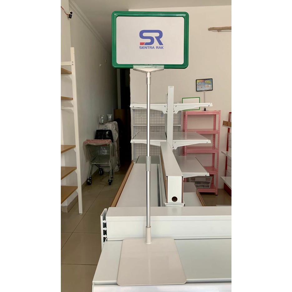 Jual Stand Frame Promo Adjustable 50-100 cm + Pop up Frame uk A4 ...