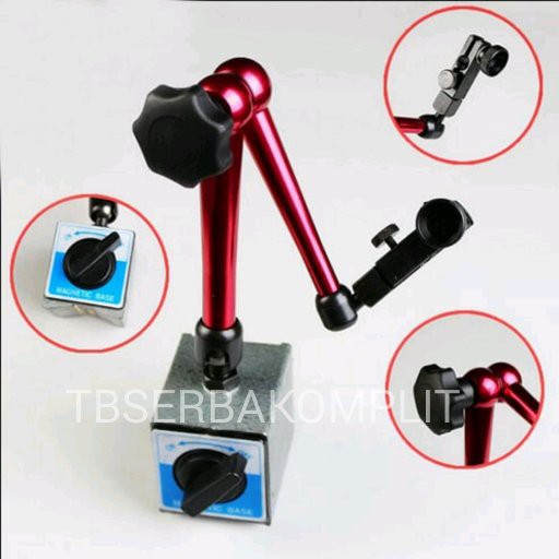 Jual Mini Flexible Magnetic Stand Base Pengganti Mitutoyo 7031 7014 Magnet Dudukan Dial ...