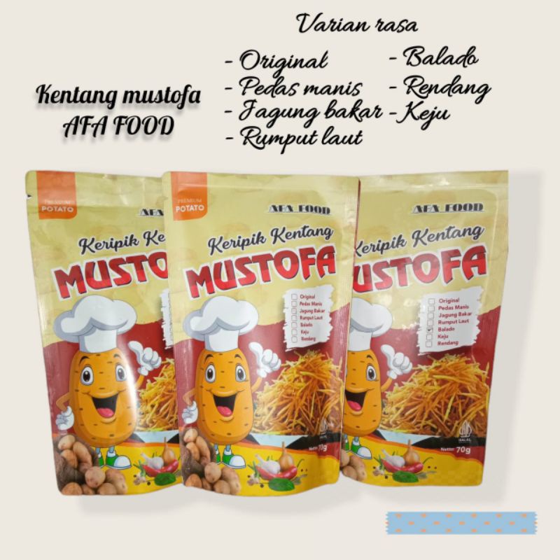 Jual MUSTOFA kentang 70g | Shopee Indonesia