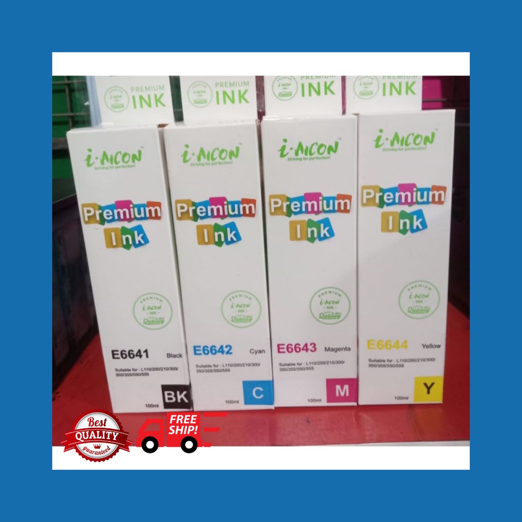 Jual Tinta Iaicon Epson seri 664 Epson L101/L201/L301 | Shopee Indonesia